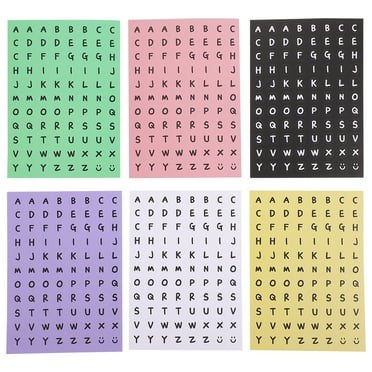 144 Pcs A-Z Letters Alphabet Stickers, Self Adhesive Uppercase and ...