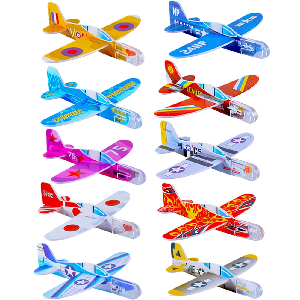 NUOLUX 25Pcs Airplane Toys Outdoor Toy Small Throwing Glider Plane ...