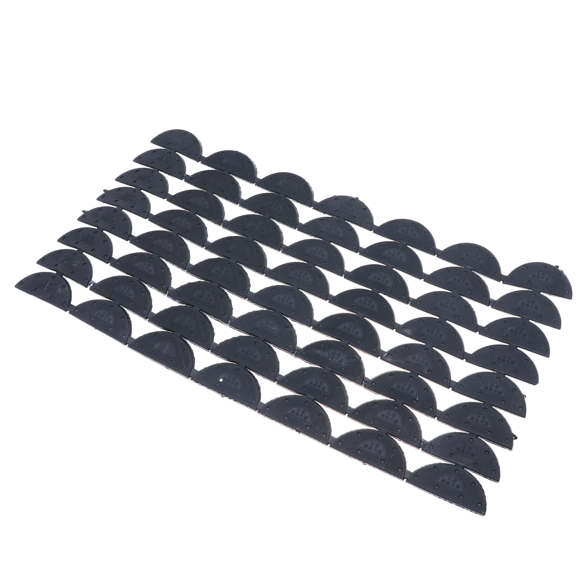 NUOLUX 28 Pairs TPU Black Rectangle Shoe Sole Stickers for High Heel ...