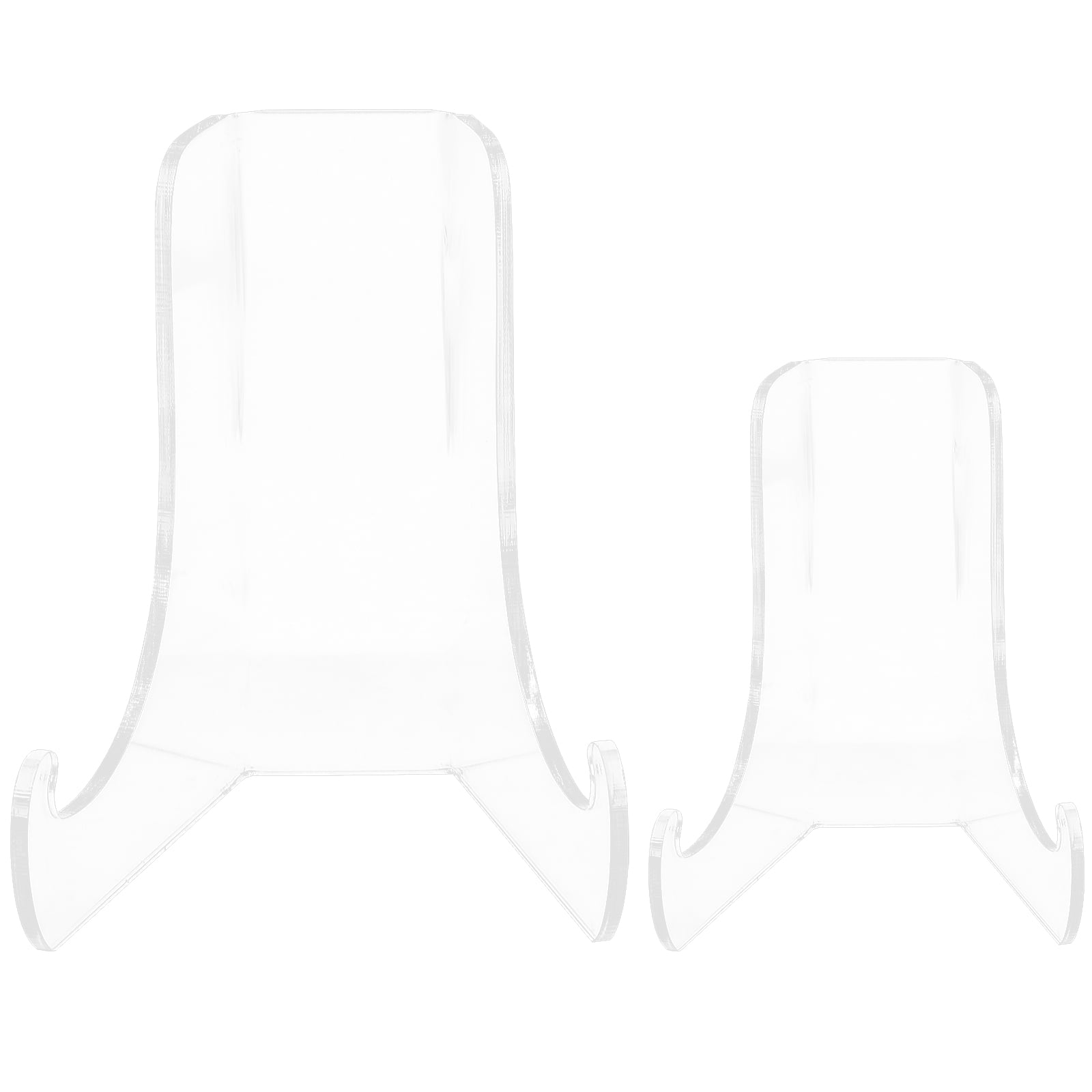 NUOLUX 2Pcs Acrylic Easel Stand Small Easels Display Stand Plate Stand ...