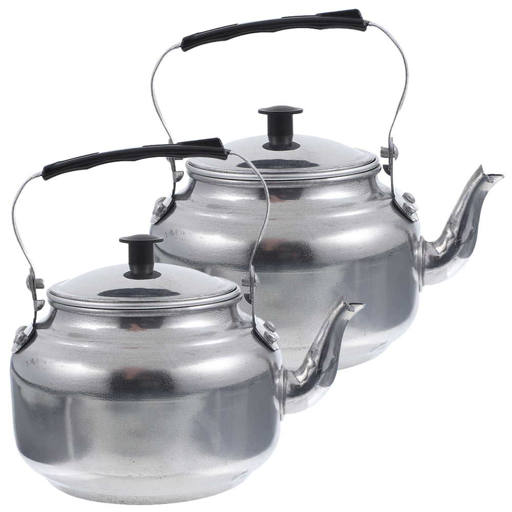 NUOLUX 2Pcs Aluminum Alloy Teapot Tea Kettle Household Stovetop Tea Pot ...