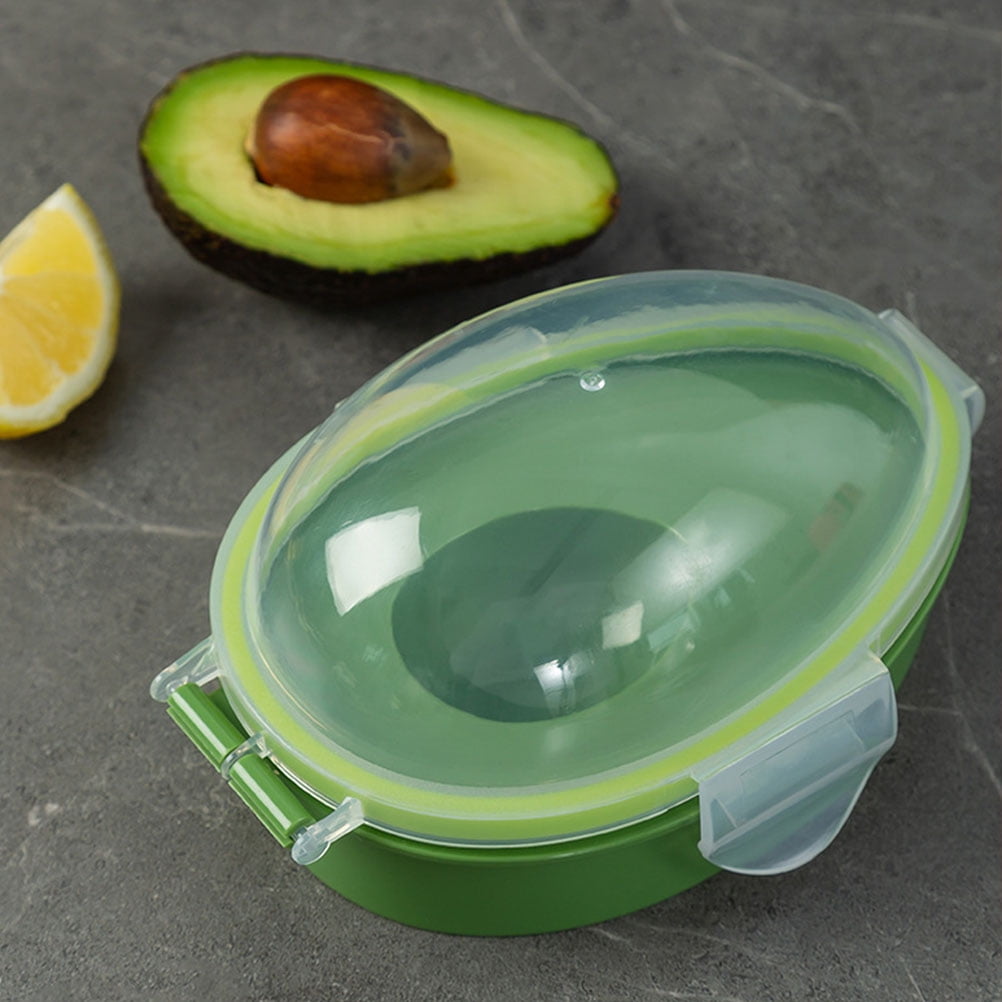 NUOLUX 2Pcs Avocado Saver Container Square Concave Hole Design Assorted ...