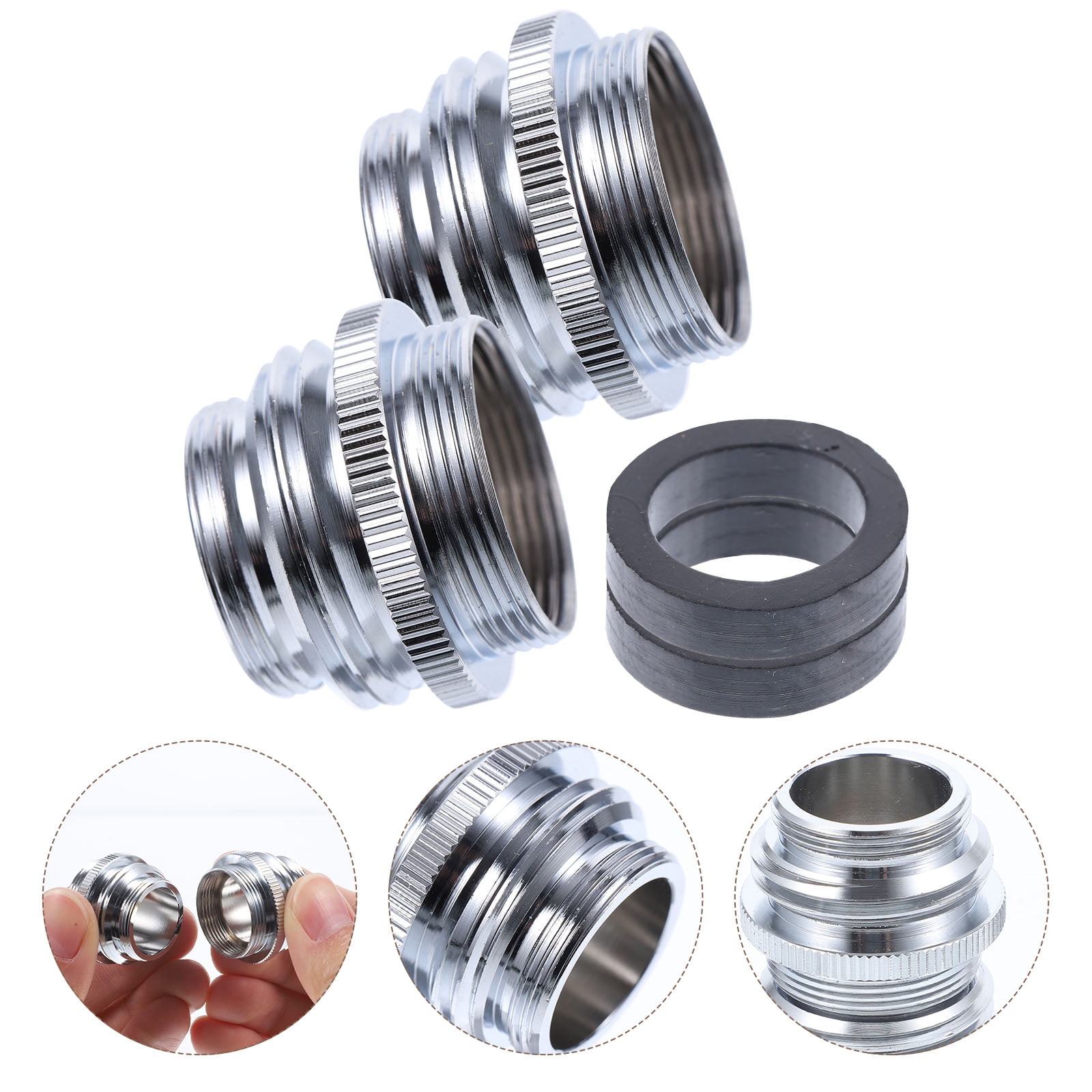 NUOLUX 2Pcs Simple and Convenient Design Faucet Adapter for Water Hose ...