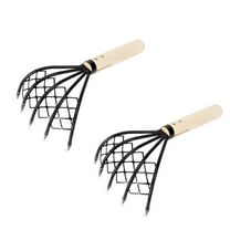 Garden Guru's Premium Hand Rake Claw Soil Tiller, 5 Tine Ninja ...