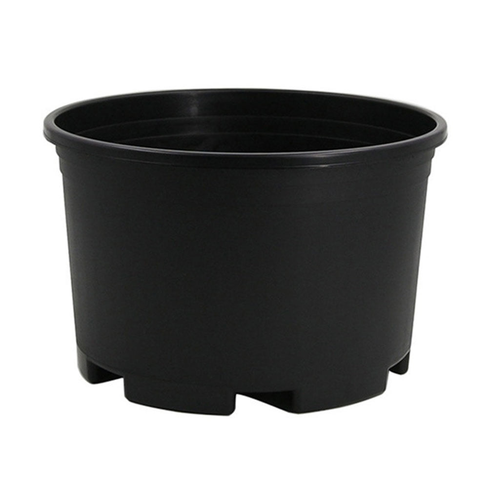 NUOLUX Extra Large Plastic Planter, Black, 30x30x19cm, Set of 2 ...