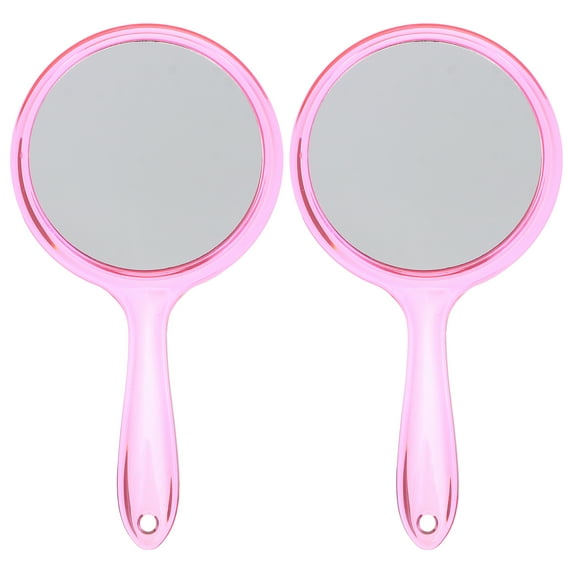 NUOLUX 2pcs Hand Mirrors Double-Sided Handheld Mirrors Mirrors with ...