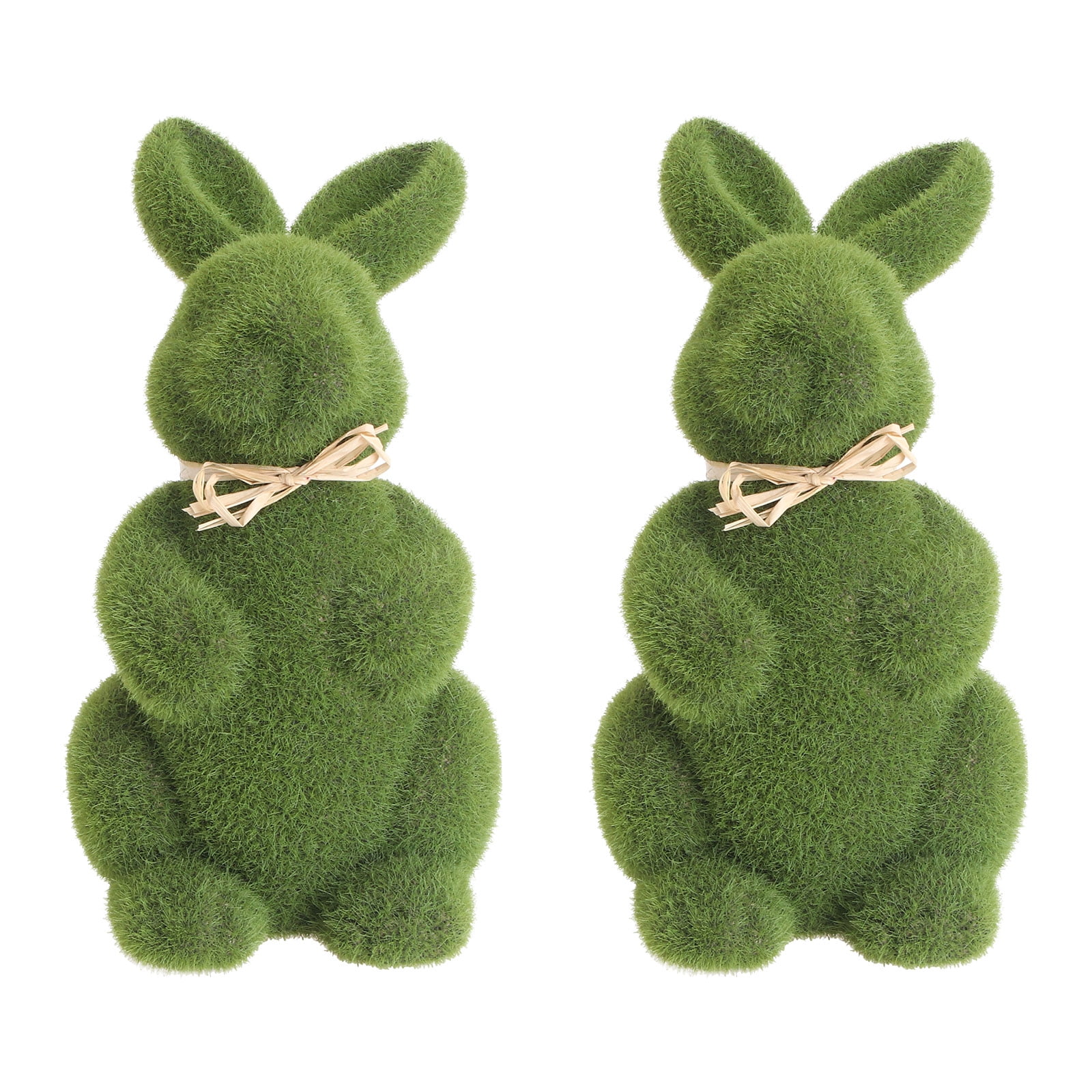 Tineasur Artificial Moss Rabbit Creative Green Foam Ornament for Home ...