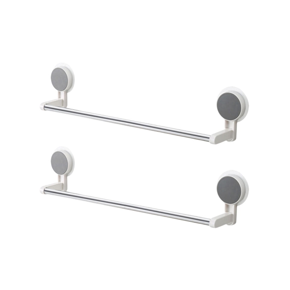 Walmart 2pcs Wall Mount Stainless Steel Towel Holder Rack with Suction ...