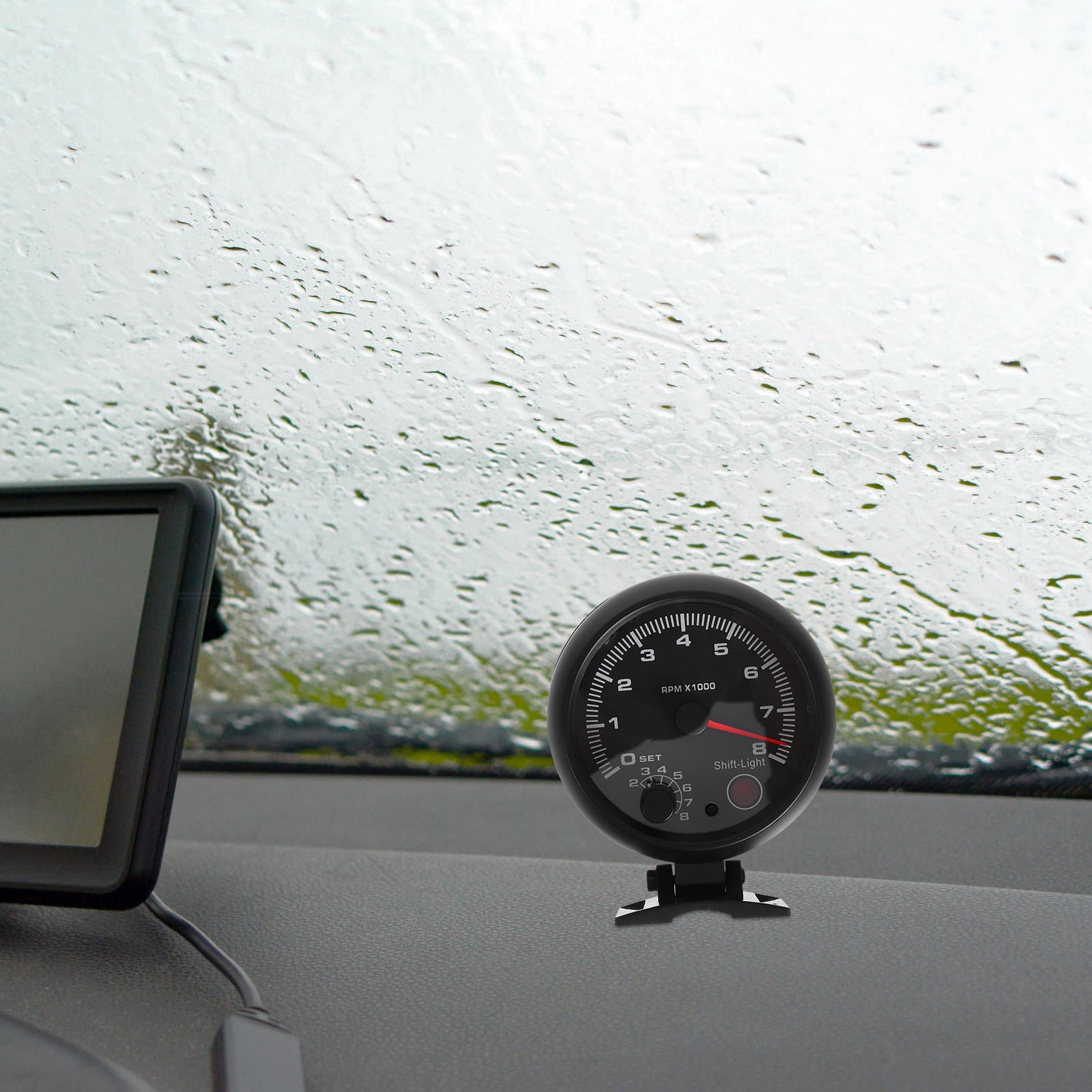 NUOLUX 3.75 Inch Tachometer for Car with Measurement 1Pack - Walmart.com