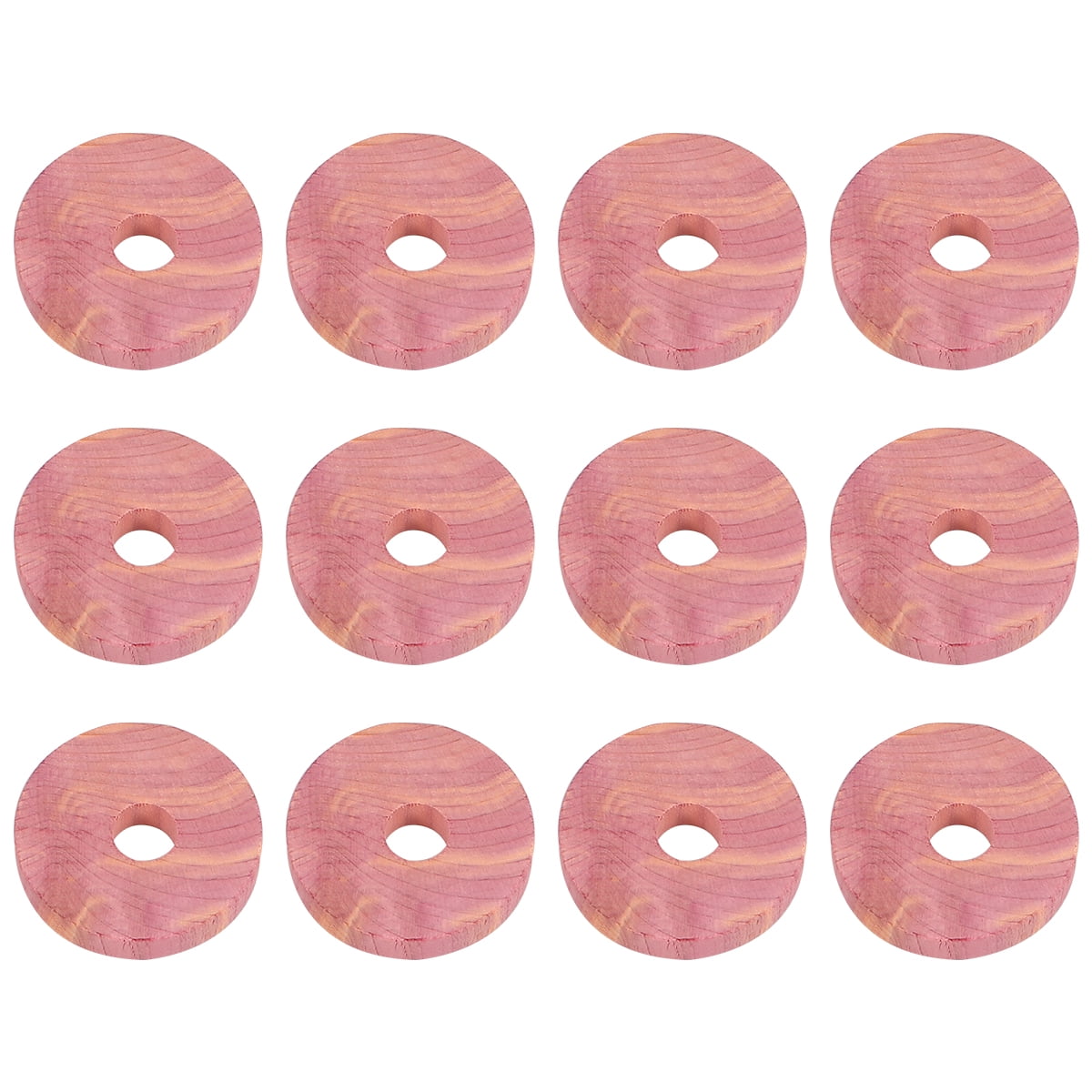 NUOLUX 30pcs Cedar Wood Rings for Closet Storage, Mothproof and Bug ...