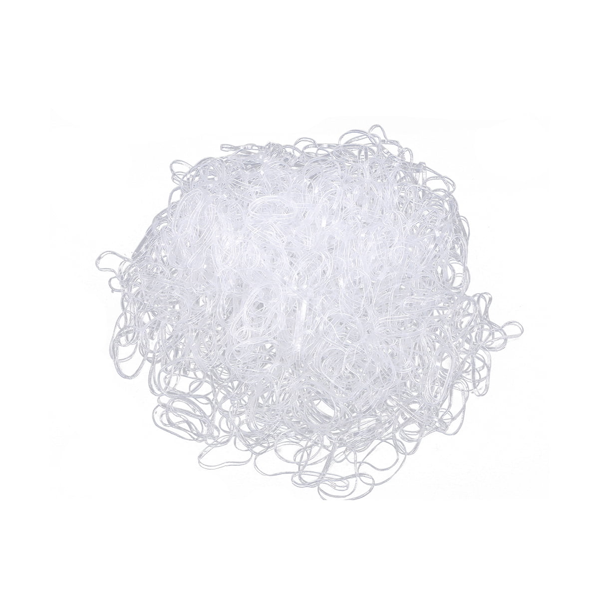 NUOLUX 350pcs Disposable Elastic Bands Hair Rubber Bands for Kids ...