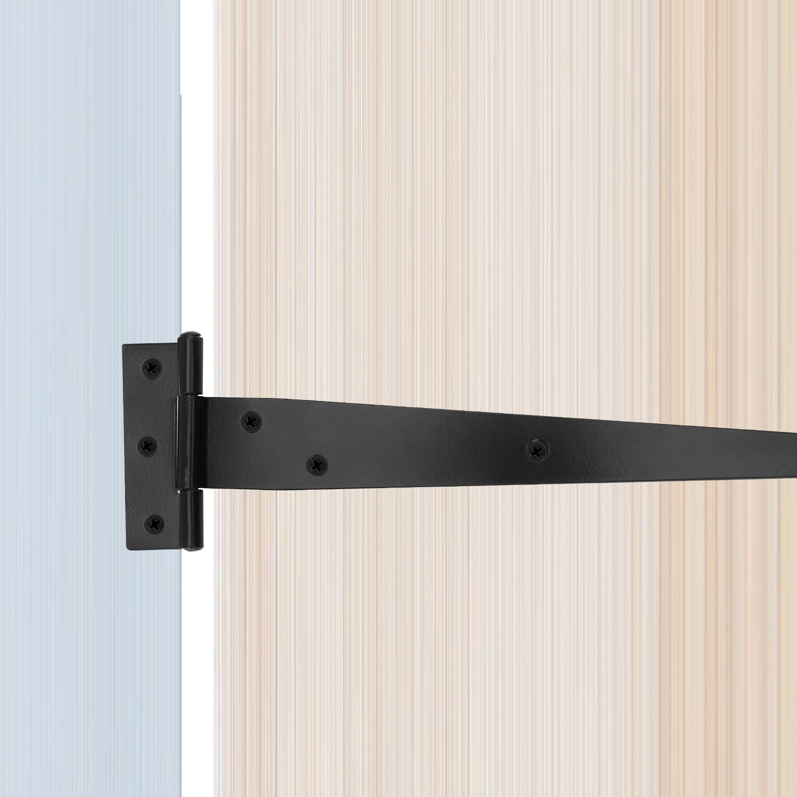 NUOLUX 36Pack Galvanized Iron Outdoor Gate Hinges T Shaped 9.8x2.8x1In ...