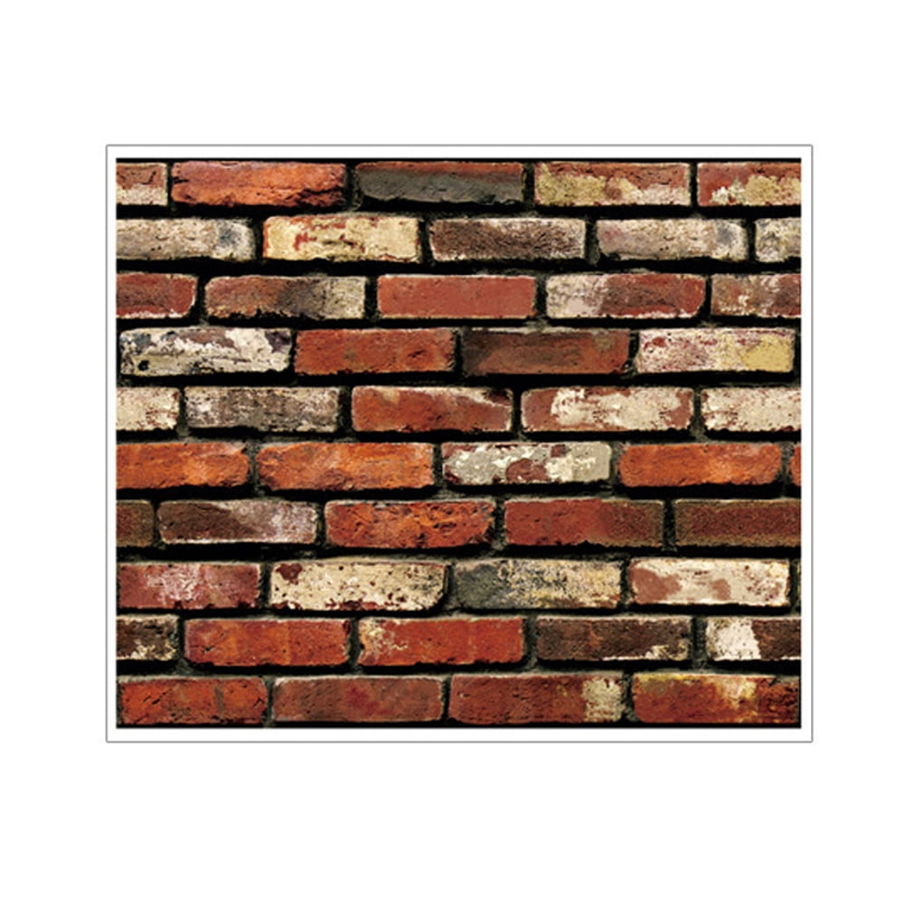 NUOLUX 3D Wall Paper Brick Stone Graceful Rustic Effect Self-adhesive ...