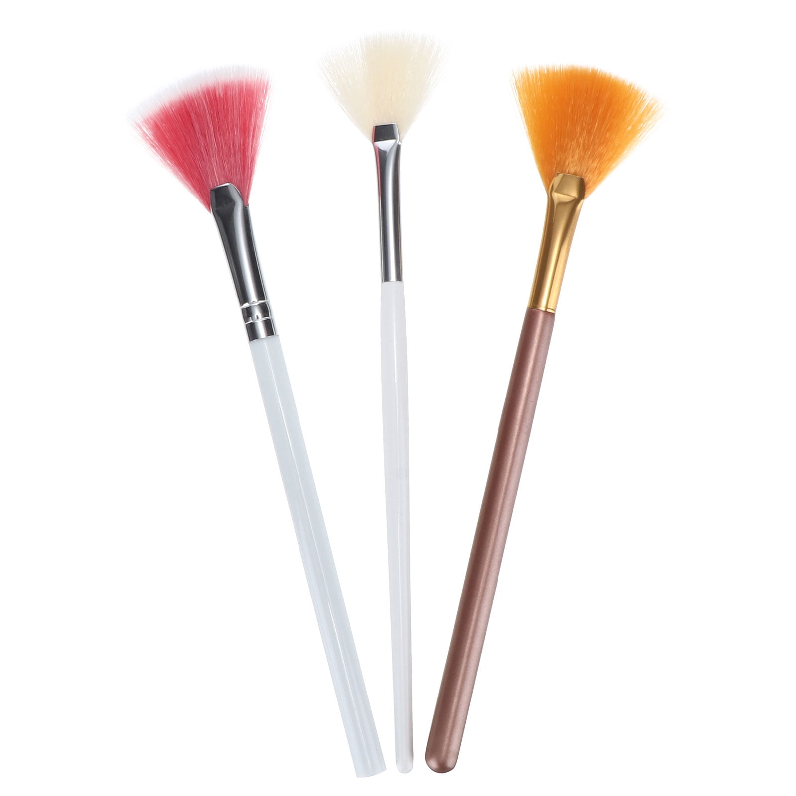NUOLUX 3Pcs Fan-shaped Brushes Makeup Brushes Female Cosmetic Tool ...