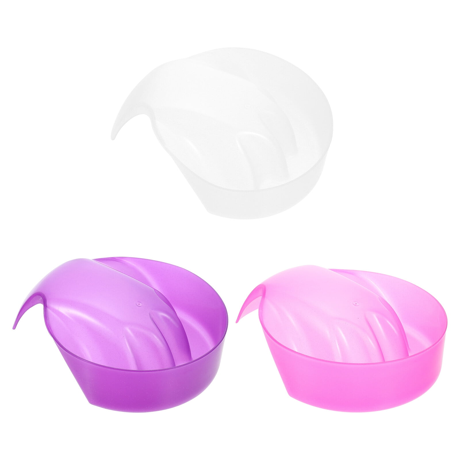 NUOLUX 3Pcs Manicure Soak Bowls Nail Art Bowl Hands Soaking Bowls ...