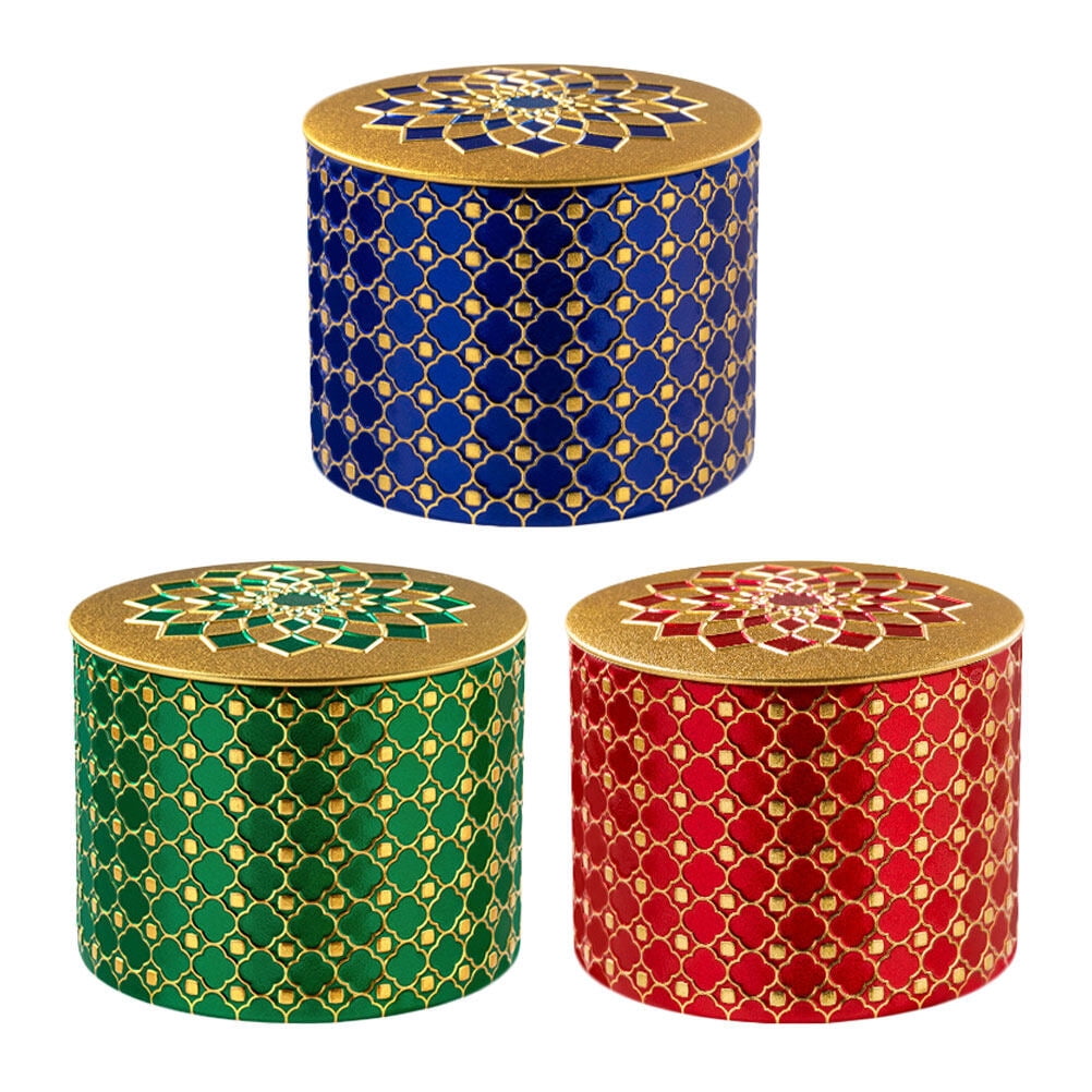 NUOLUX 3Pcs Tinplate Cans Tea Storage Cans Jewelry Storage Boxes Beaded ...