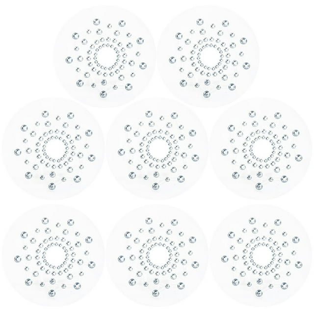 Nuolux 4 Pairs Sexy Nipples Stickers Snowflake Shaped Nipples Cover Sexy Bra Accessories