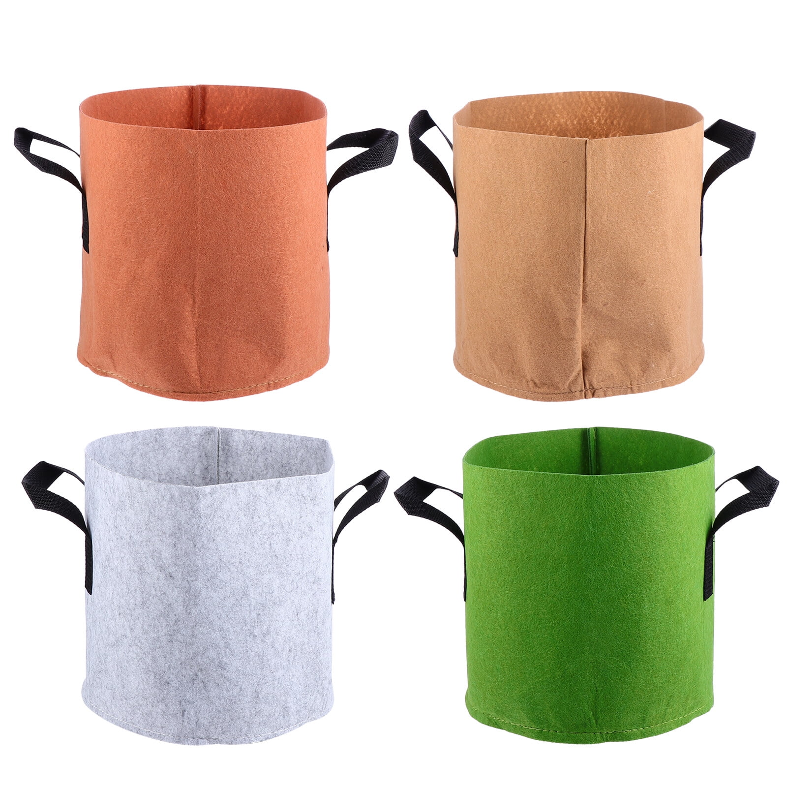 NUOLUX 4 Pcs Seedling Colored Planting Bags Container Large Capacity ...