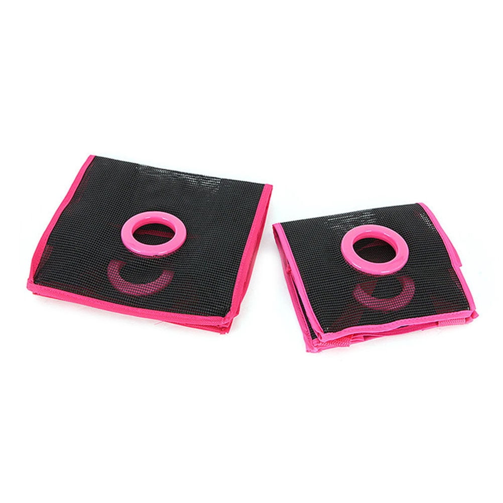 NUOLUX 48.0X20.0X11.0Inch Rosy Red PVC Mesh Bag for Socks and Gloves ...