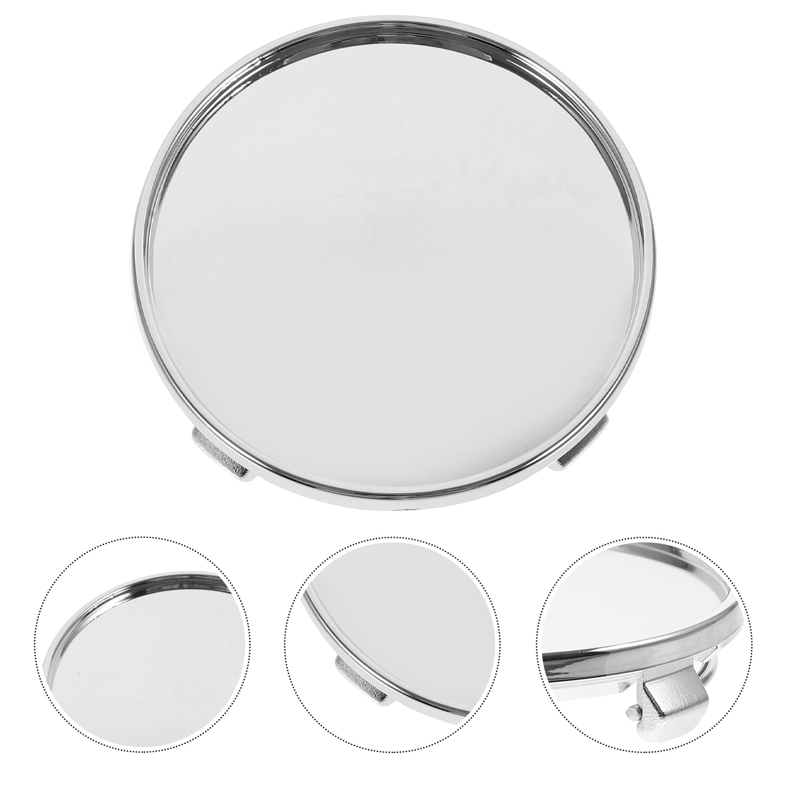 NUOLUX 4Pcs Silver Plastic Wheel Rim Hub Center Covers for Car Owners ...