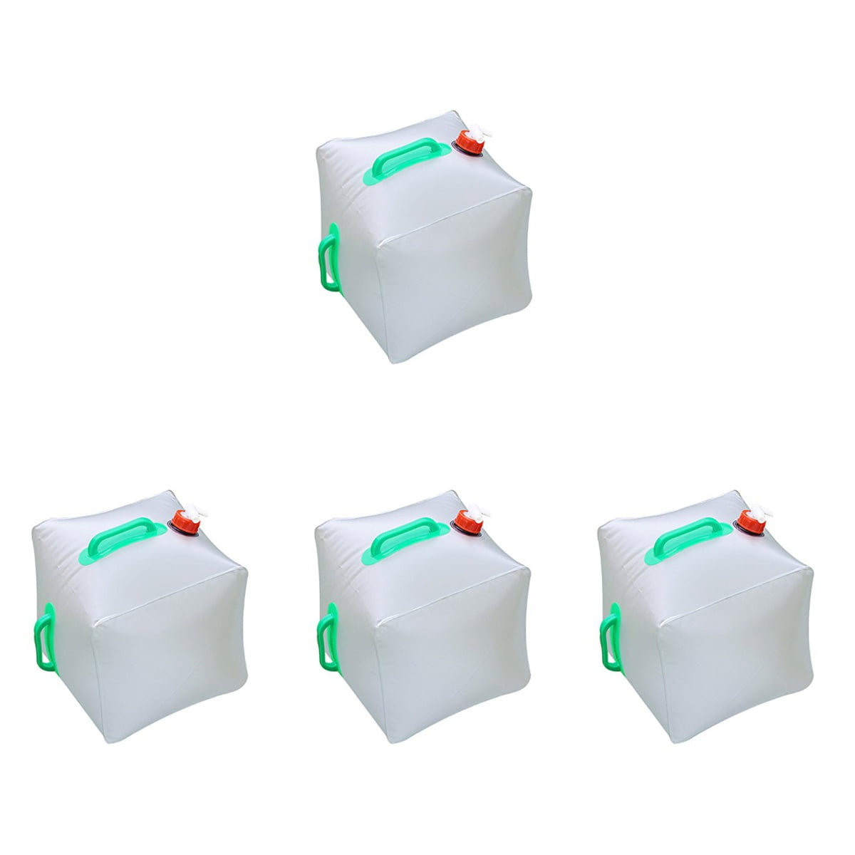 NUOLUX 4pcs Collapsible Water Container 5 Gallon/20L Portable Water ...