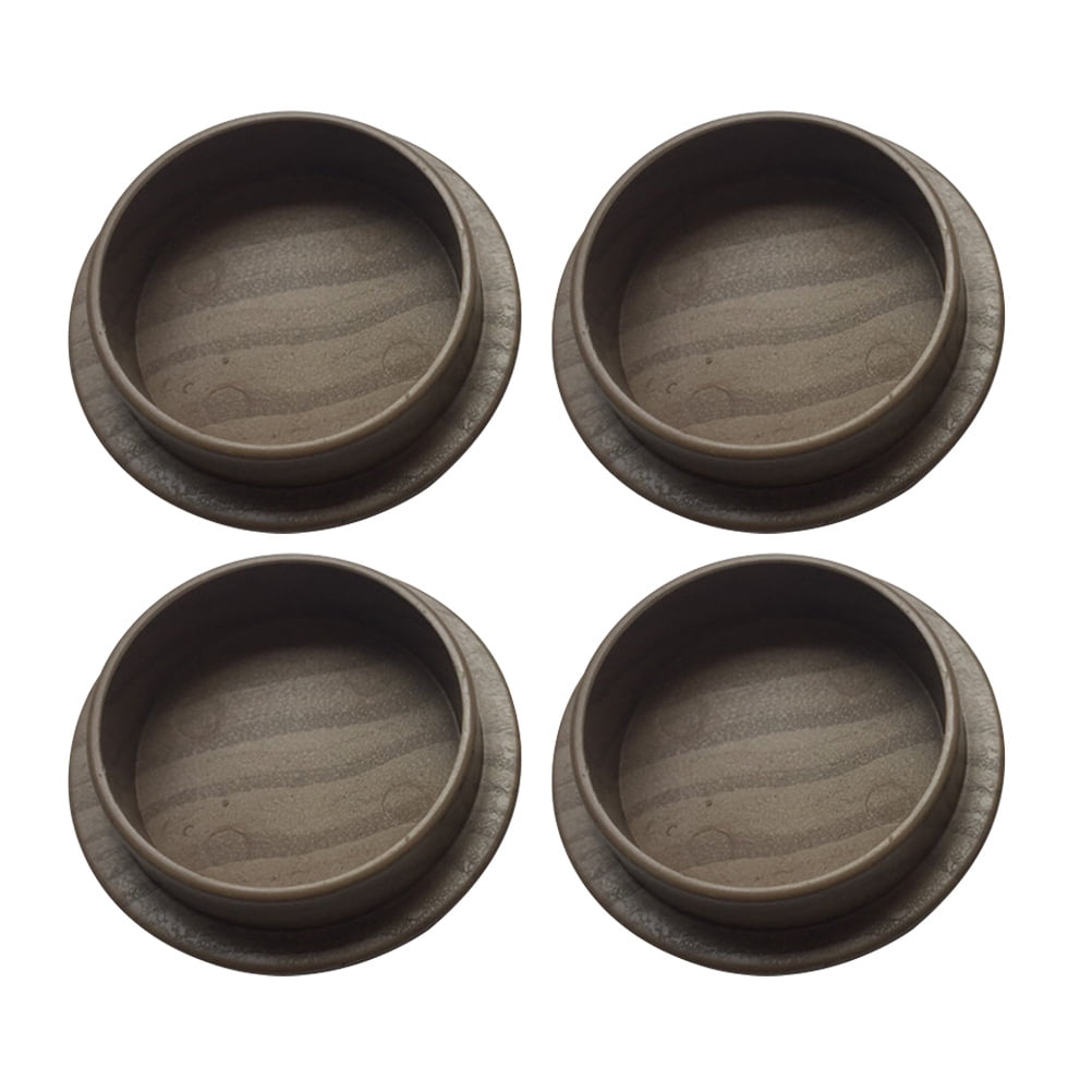 NUOLUX 4pcs Furniture Feet Cover Table Leg Floor Protectors Plastic ...