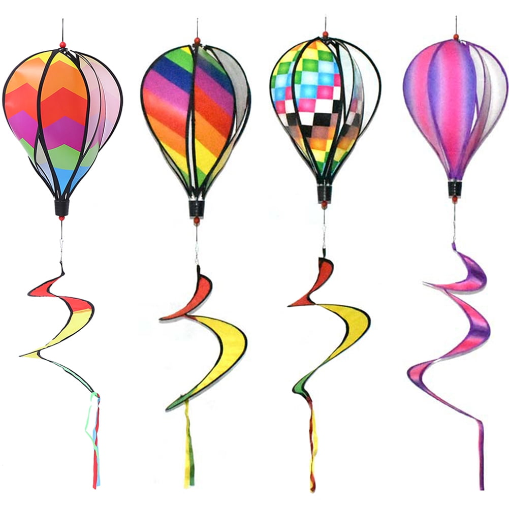 NUOLUX Hot Air Balloon Wind Spinners, Spiral Hanging Outdoor ...
