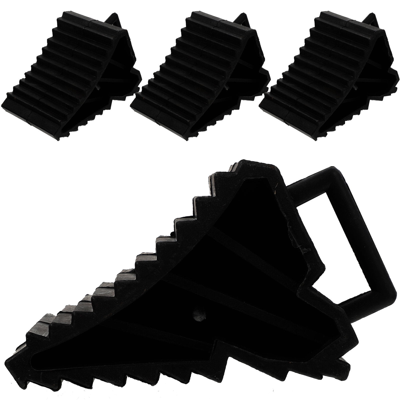 WORGEOUS Right Angle Design Wheel Chock Plastic 4Pcs - Walmart.com