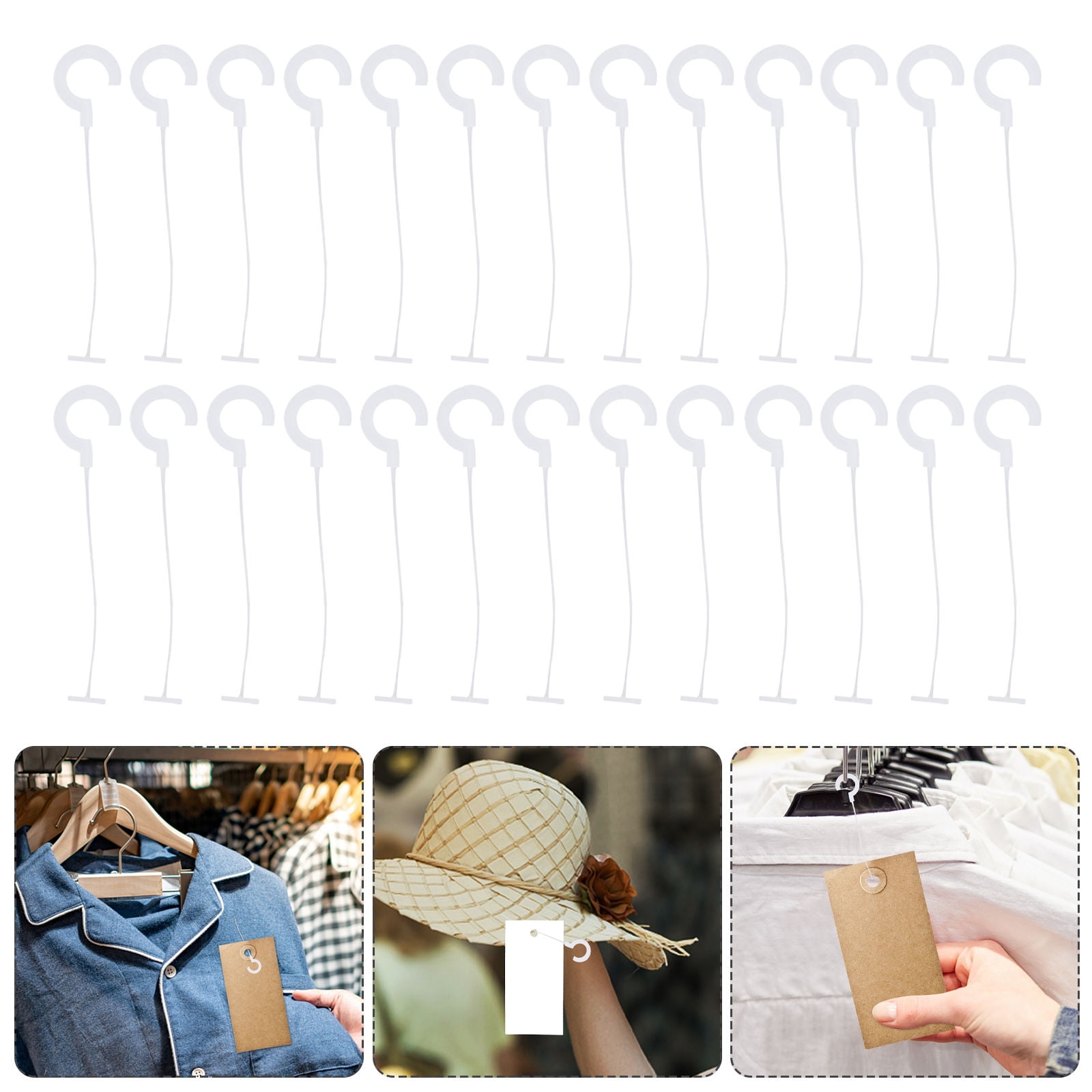 NUOLUX 5000Pcs Tag Fastener with Standard Tagging Barbs for Care Label ...