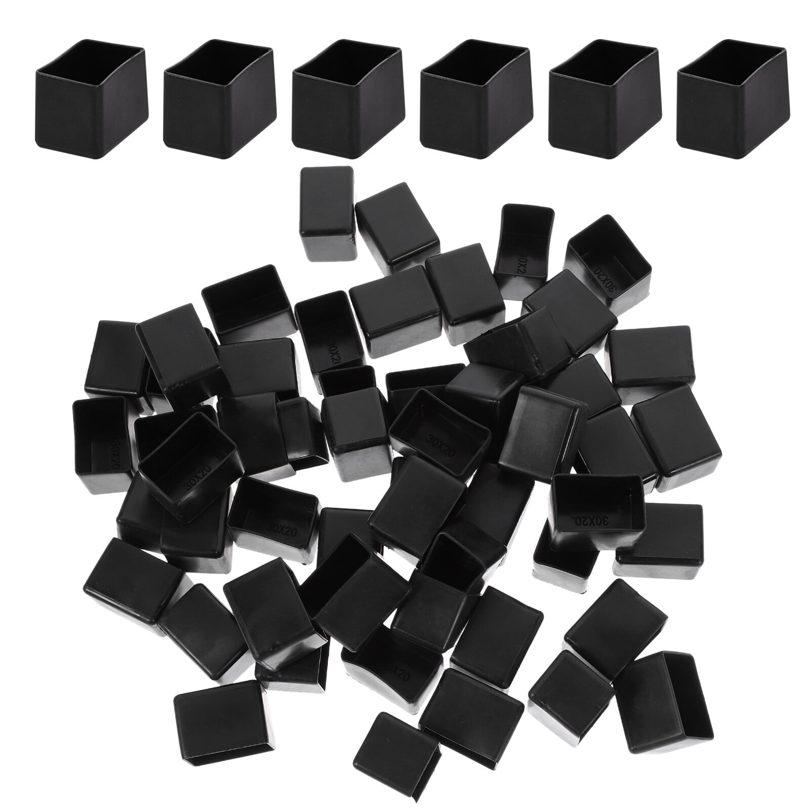 NUOLUX 50pcs Chair Leg Covers Chair Feet Caps Non-skid Furniture Feet ...