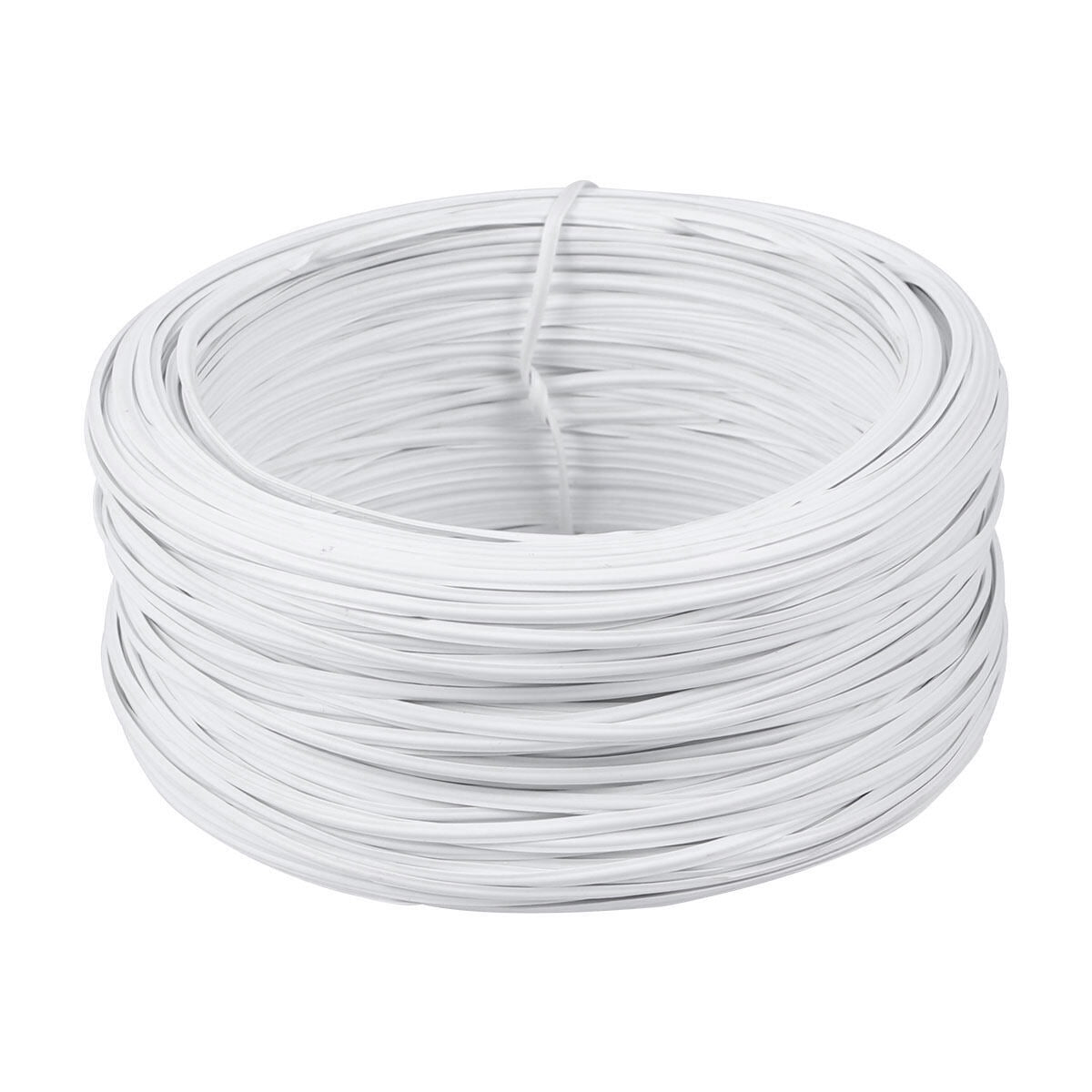 WORGEOUS Coated Wire PVC Wire White 1Pack For Electrical Binding And ...