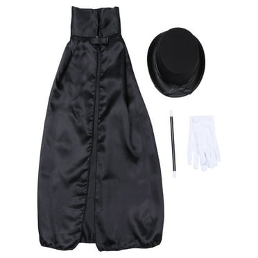 Basic Magician Costume Set - 6 pieces including storage back pack ...