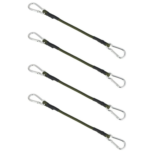 NUOLUX 5Pcs Bungee Cords with Hooks Heavy Duty Elastic Bungee Straps ...