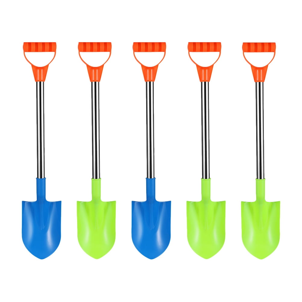 NUOLUX 5Pcs Sand Shovels Kid Garden Tools Beach Toys Snow Shovels ...