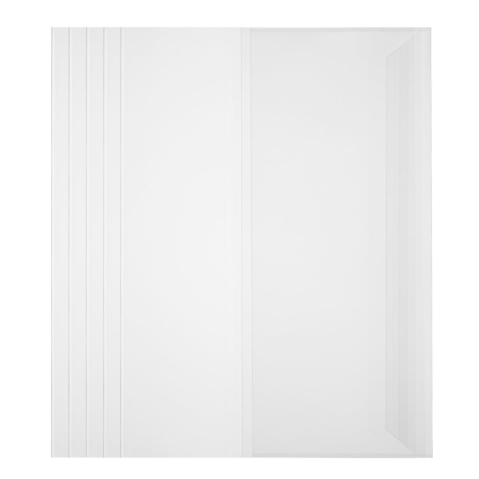 NUOLUX 5pcs 16K Textbook Covers Clear Waterproof Reusable Book Covers ...