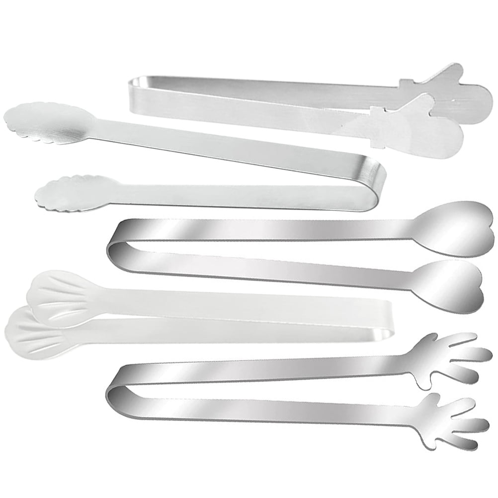 NUOLUX 5pcs Kitchen Tong Food Serving Tong Multipurpose Anti-scald ...