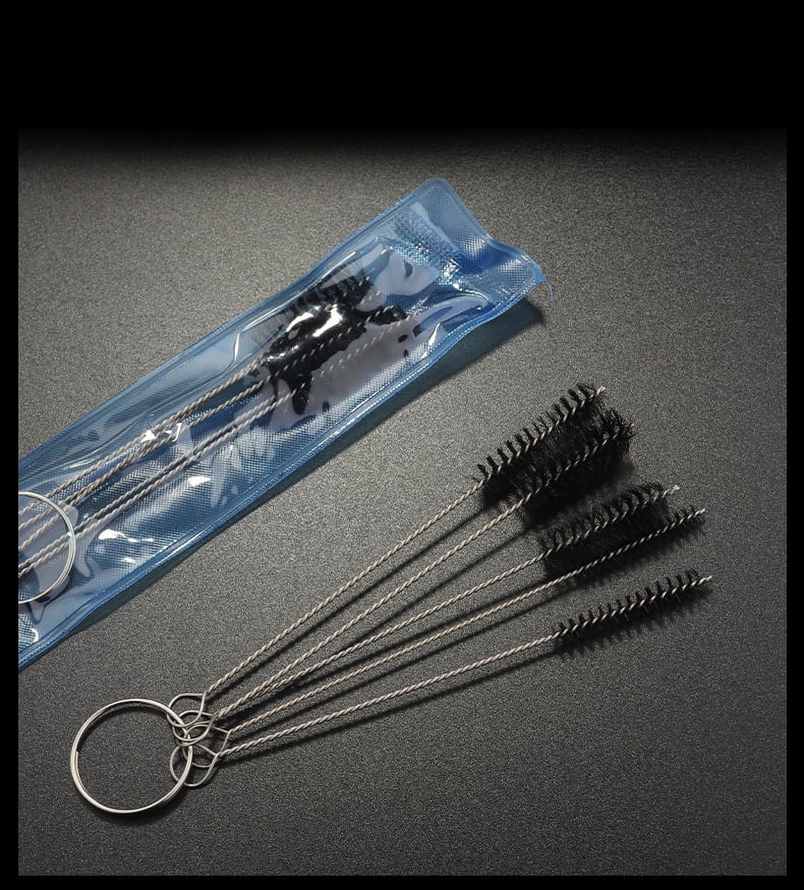 RENACLIPY 5-Piece Nylon Bristle Brush Set for Lab, Jewelry, Electronics ...