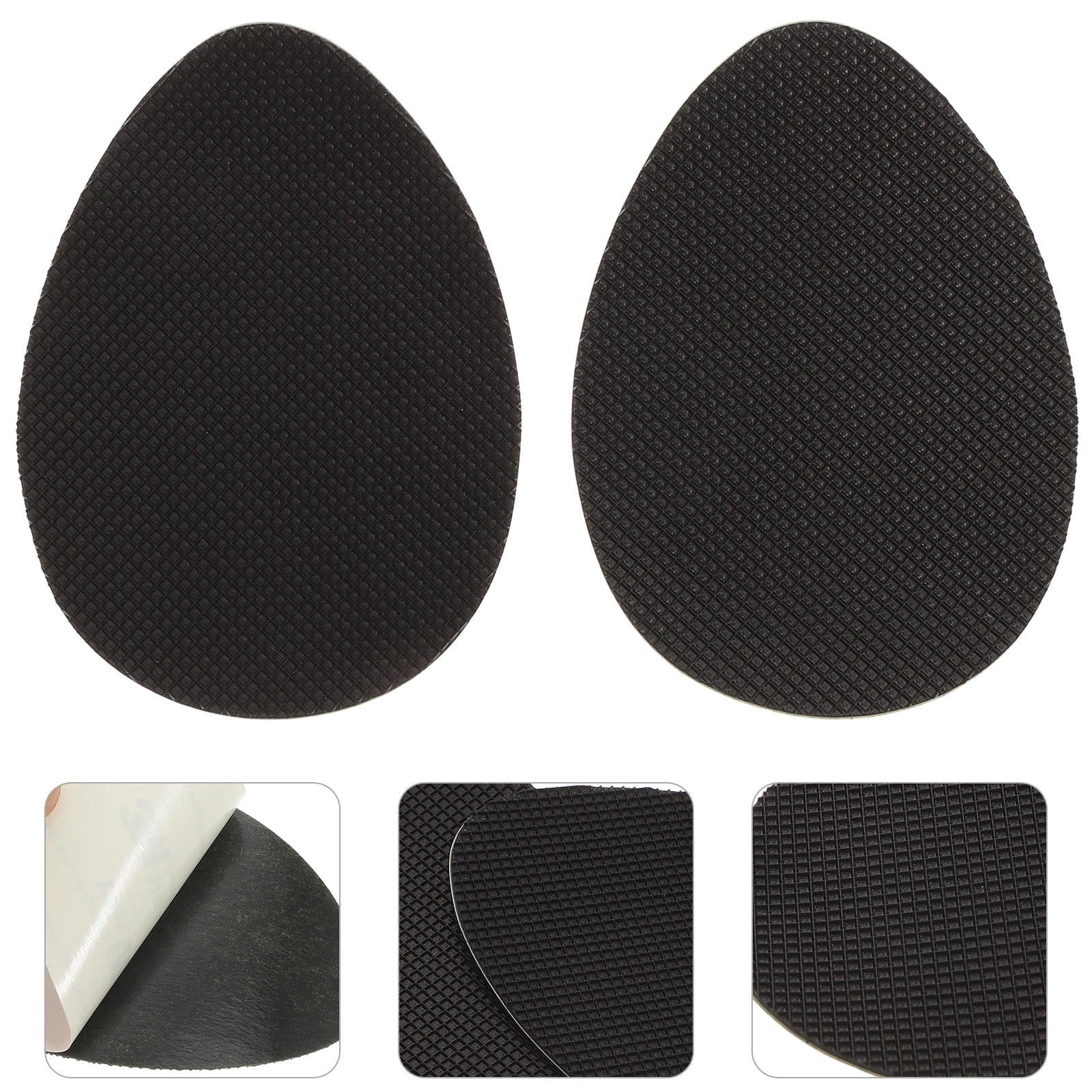 NUOLUX 6 Pairs Anti Slip Shoe Pads with Extra Grip for Shoes on Icy and ...