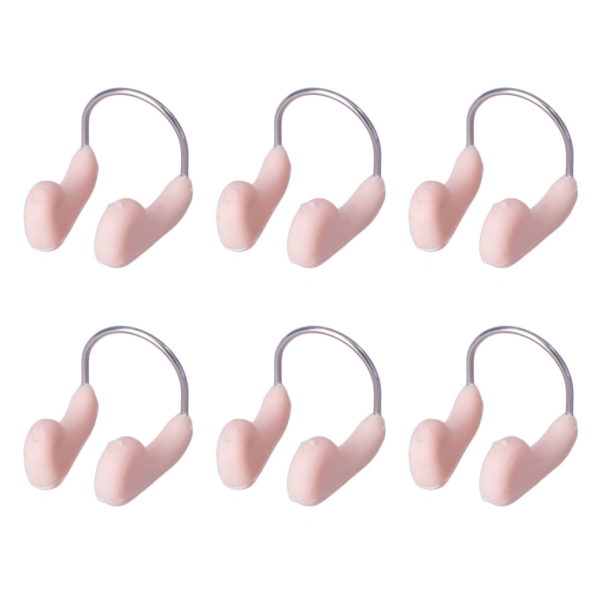 NUOLUX 6PCS Waterproof Swimming Nose Clip Anti-choking Professional ...