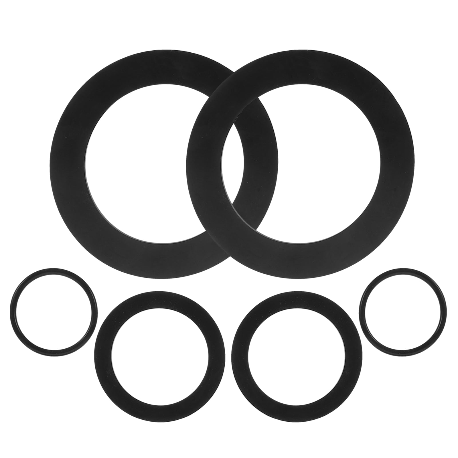 NUOLUX 6Pack Pool Plunger Valves Washer Parts Circular Black Rubber Seal Ring for Swimming Pool ...