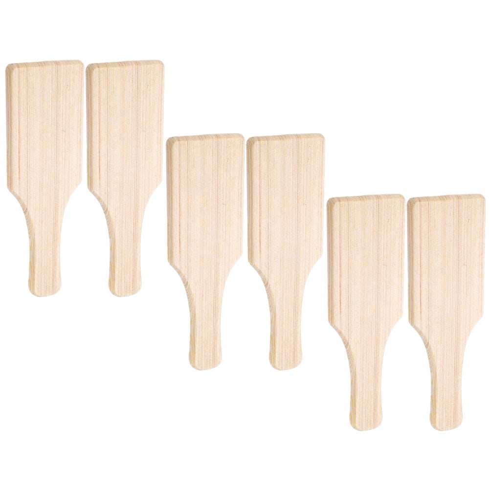 NUOLUX 6Pcs Clay Paddle Tools for Diy Projects and Cleaning with Beige ...