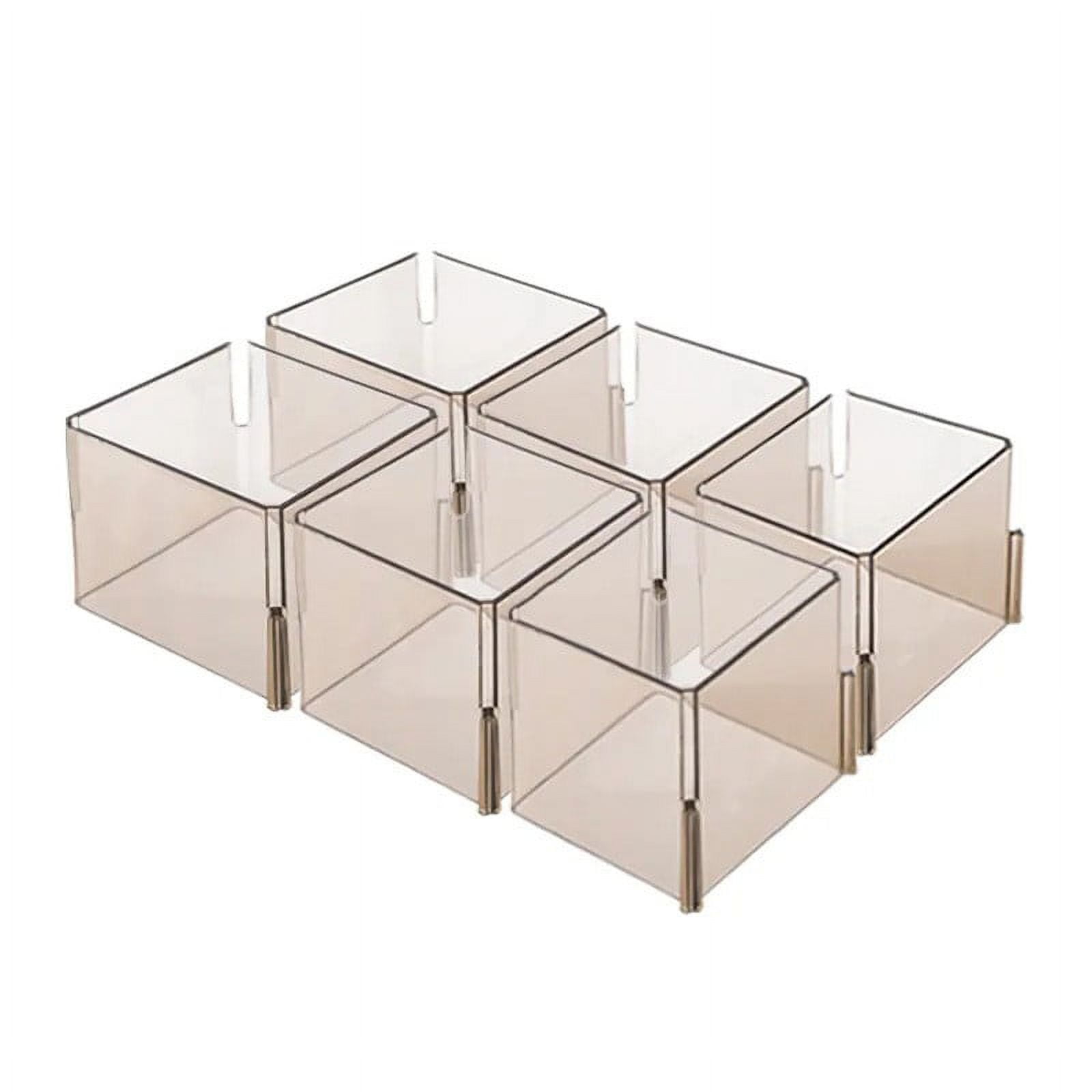 NUOLUX 6Pcs Drawer Divider Box Storage Organizer Separator Closet ...