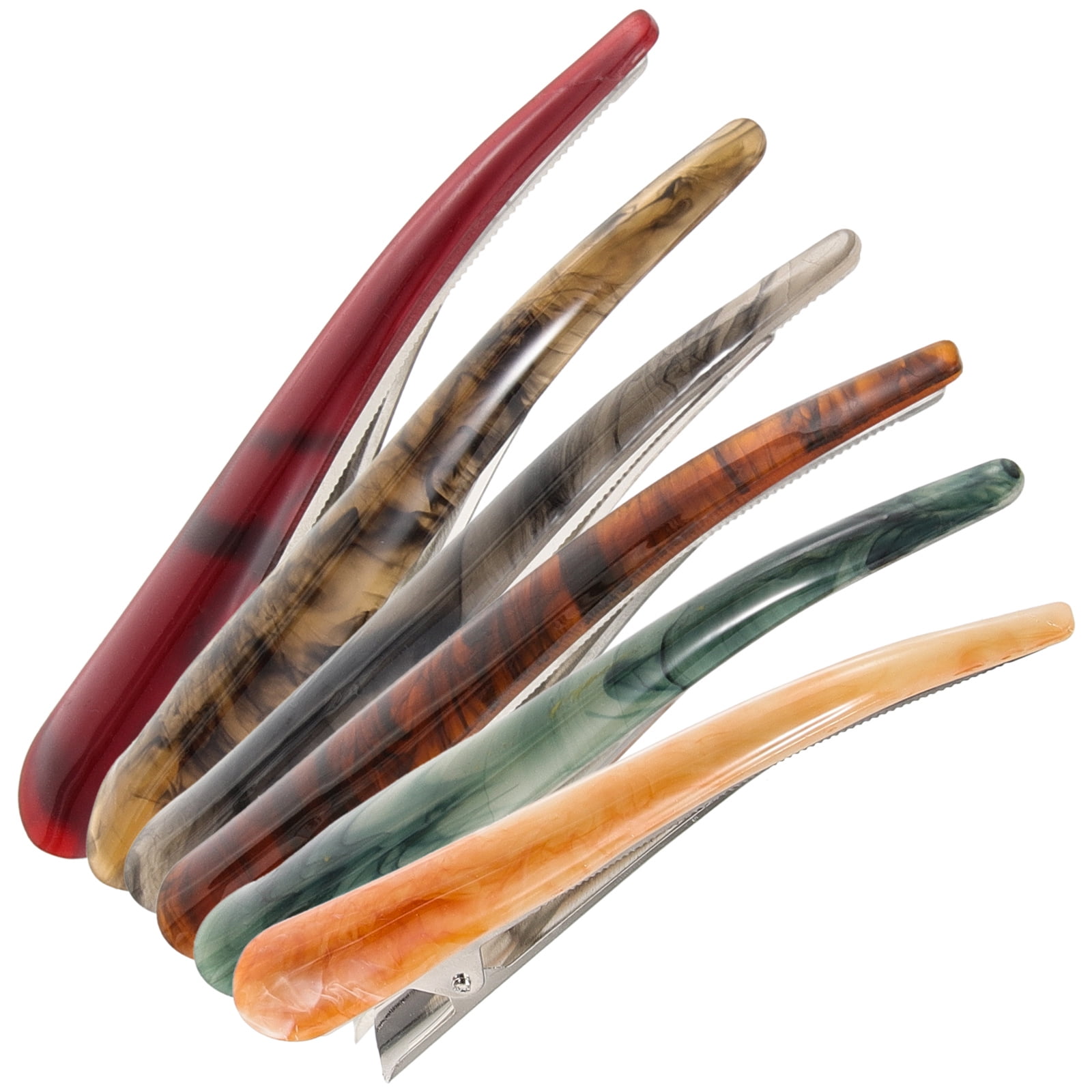 HEMOTON Assorted Color Hair Clips with Strong Acetic Acid Metal for ...