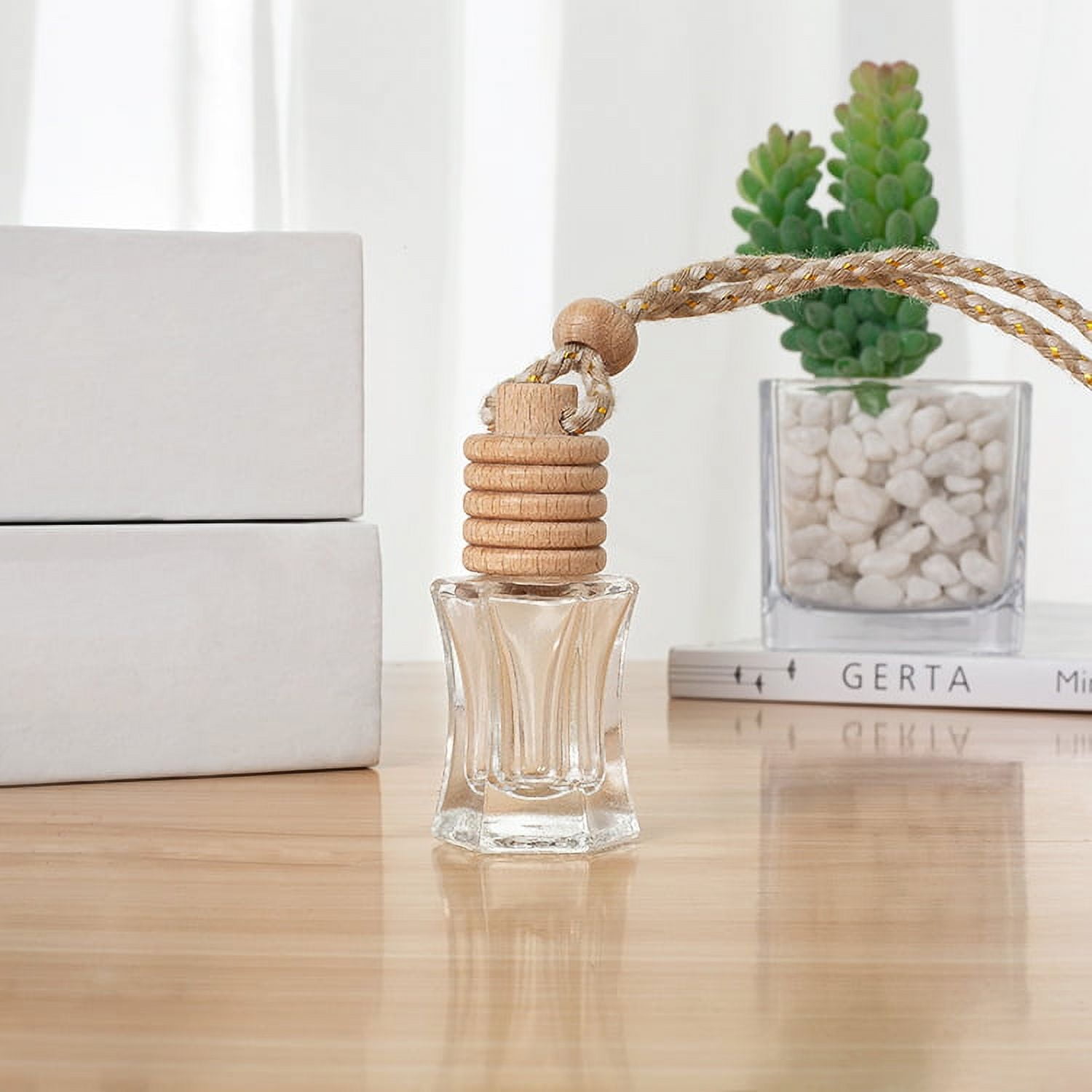 WORGEOUS Essential Oil Bottle for Car Car Hanging Diffuser Bottles ...