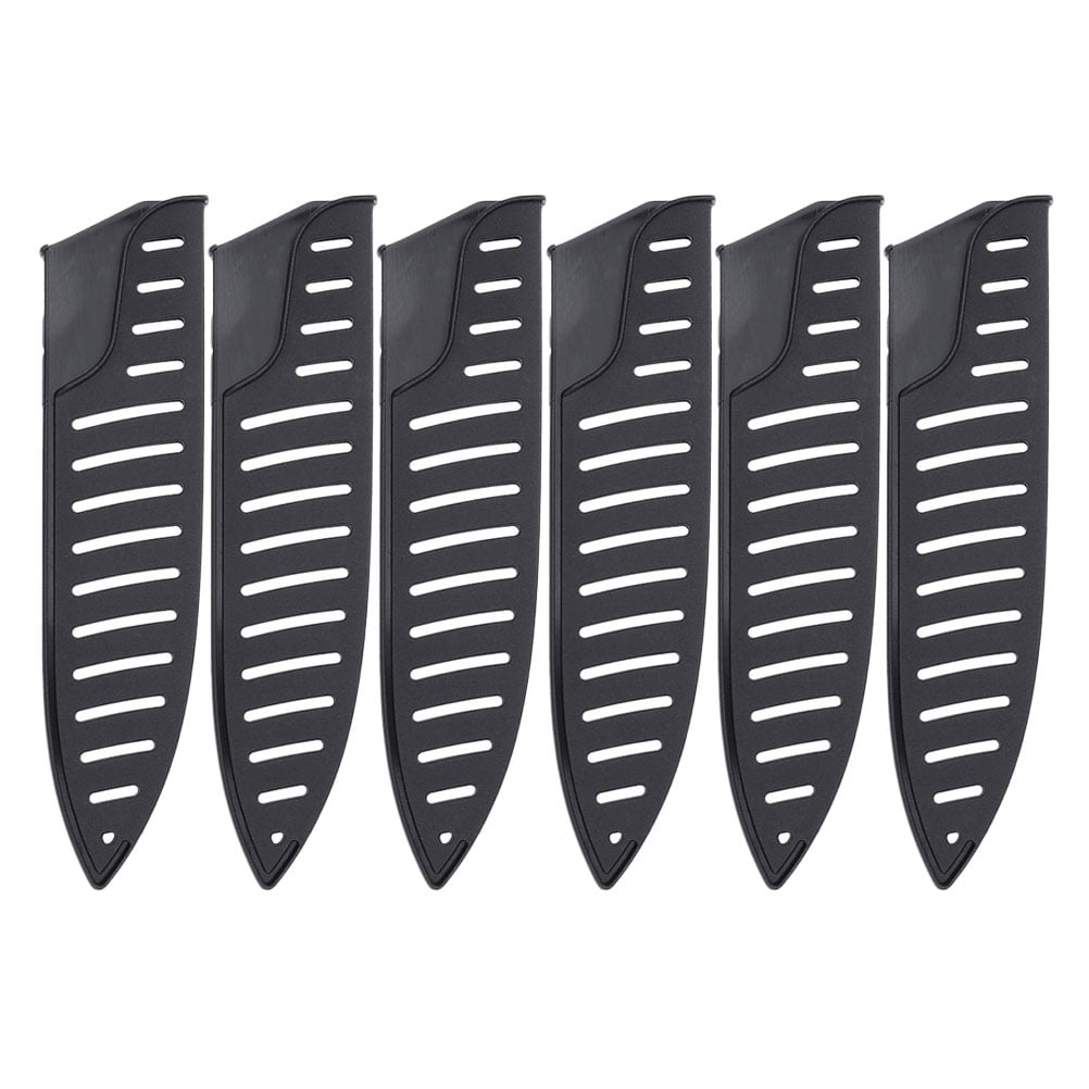 RENACLIPY 6pcs Chef Knife Covers PP Black Maintain Knife Finish ...