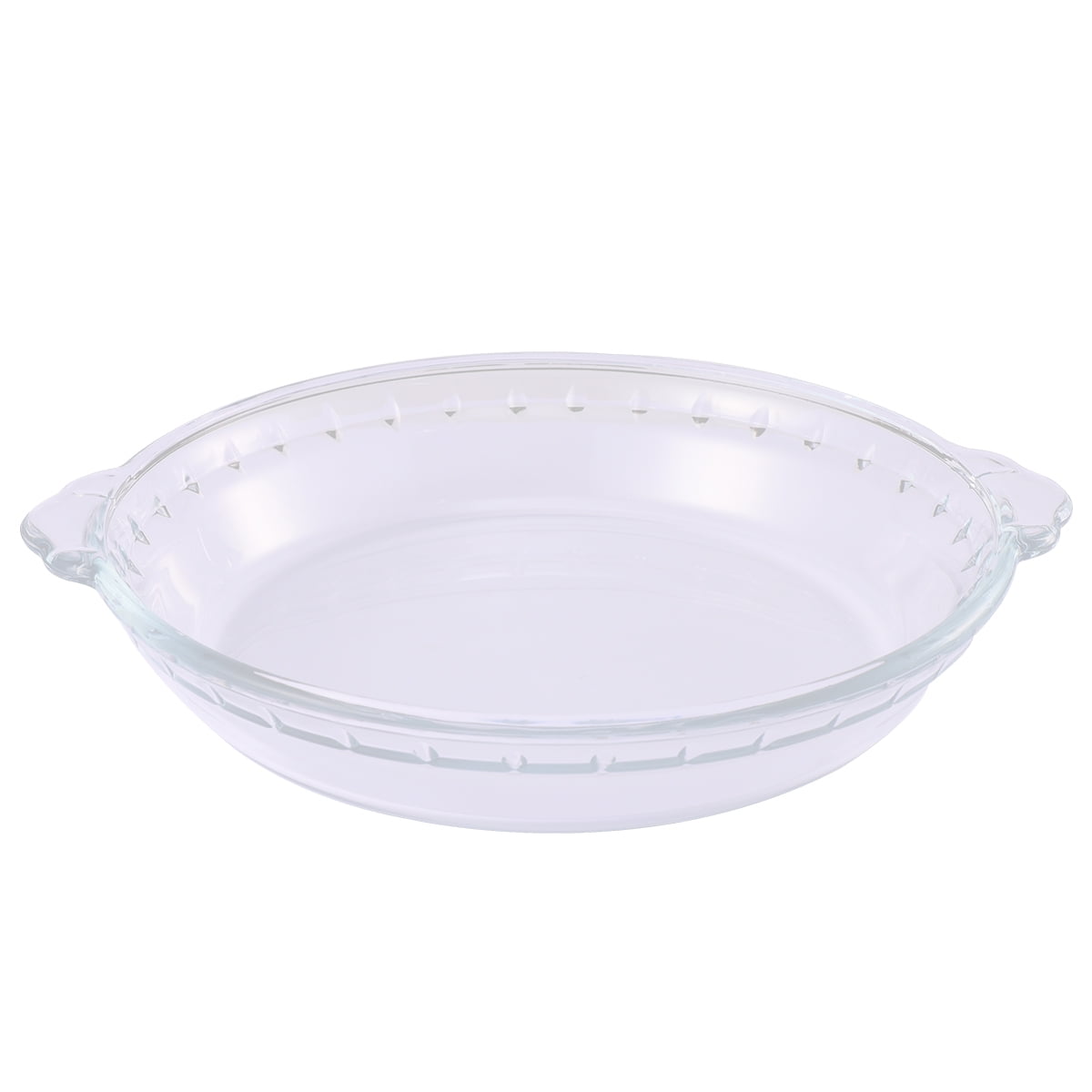 NUOLUX 7 Inch Glass Pie Plate Pie Baking Dishes Transparent Microwave ...