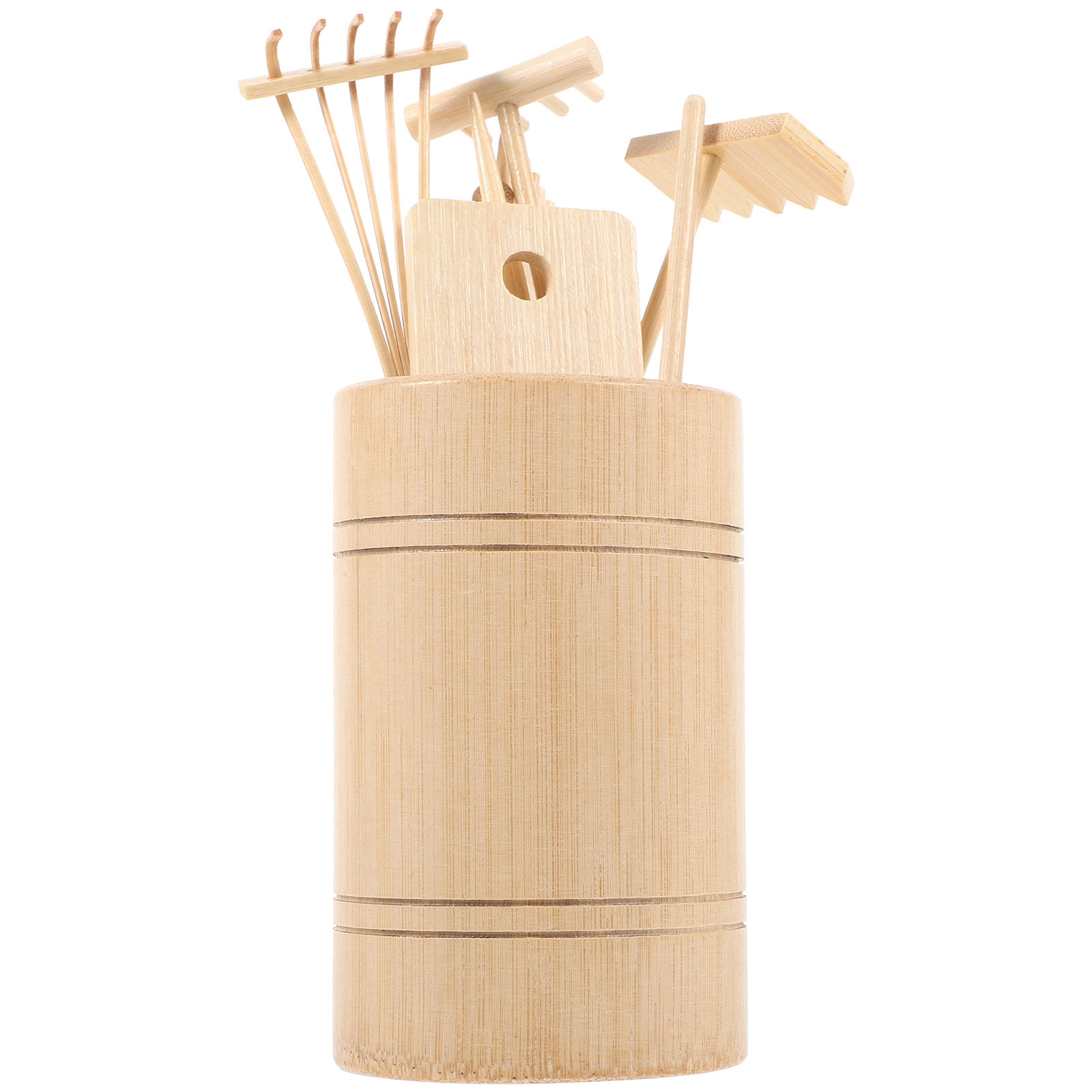 NUOLUX 7Pieces Zen Garden Rake Mini Traditional Design For And ...