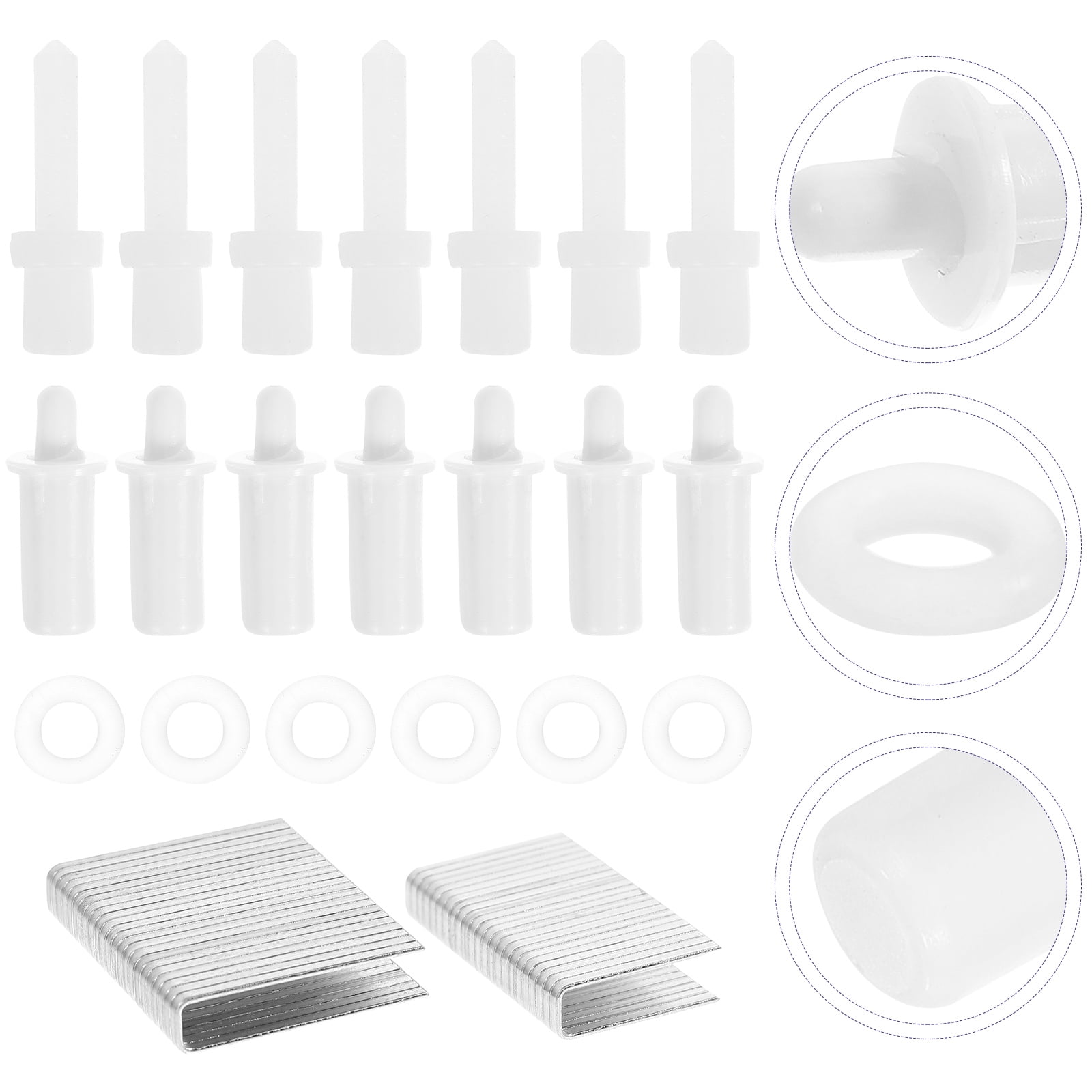 NUOLUX 85Pcs Telescopic Design Shutter Replacement Pins for Window ...