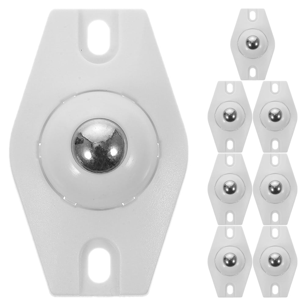 NUOLUX 8pcs Small Appliance Wheels Mini Swivel Wheels Sticky Pulley ...