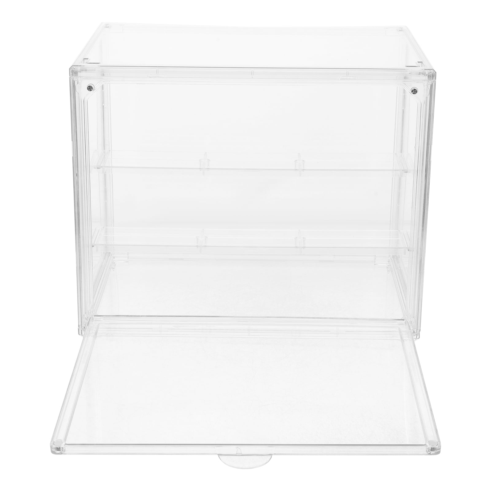 NUOLUX Acrylic Case for Collectibles Transparent Color Square Shape Multi-layered Design 1 Set ...